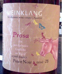2008 Meinklang Prosa, Austria, Burgenland - CellarTracker