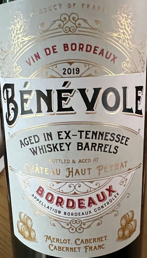2019 Bénévole, France, Bordeaux - CellarTracker