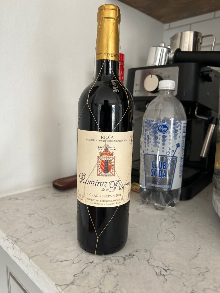 2018 Bodegas Ramirez Rioja Gran Reserva Ramirez de la Piscina, Spain, La Rioja, Rioja ...