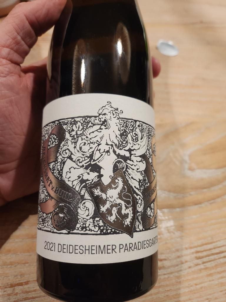 2021 Reichsrat Von Buhl Deidesheimer Paradiesgarten Riesling Erste Lage, Germany, Pfalz ...