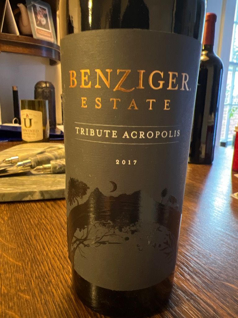 2018 Benziger Family Winery Tribute Acropolis, USA, California, Sonoma ...