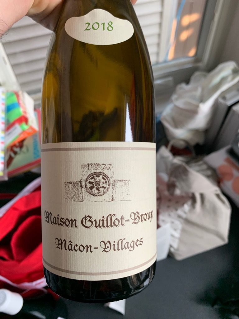 2020 Domaine Guillot-Broux Mâcon-Villages, France, Burgundy, Mâconnais ...