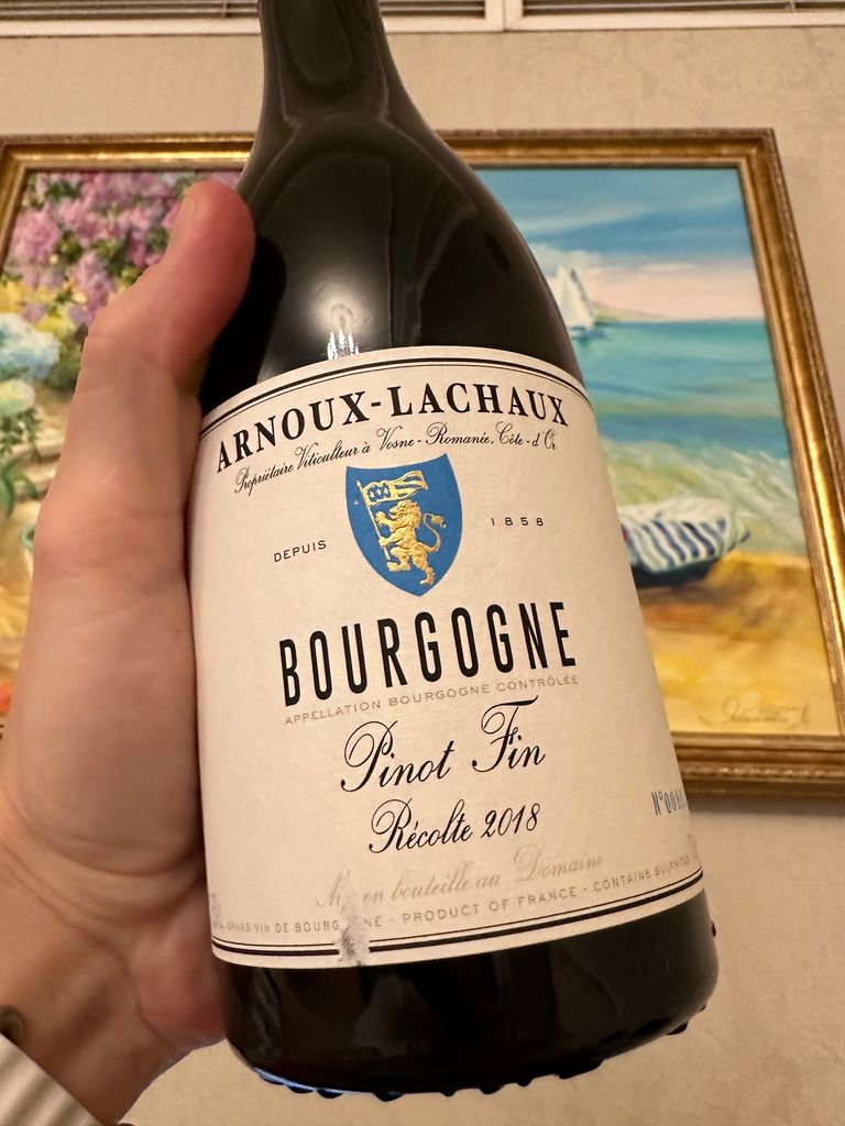 2012 Domaine Robert Arnoux / Arnoux-Lachaux Bourgogne Pinot Fin ...