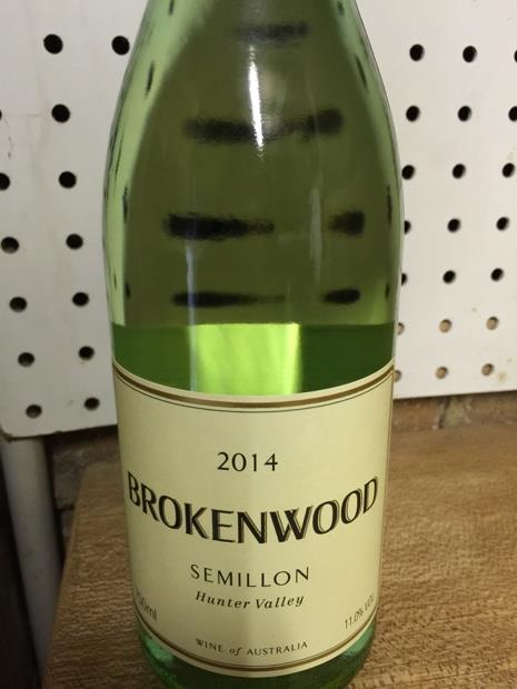 2014 Brokenwood Sémillon, Australia, New South Wales, Hunter Valley ...
