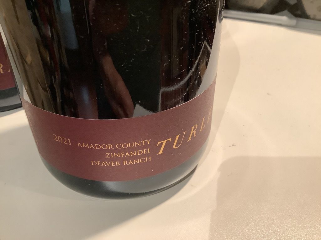 2021 Turley Zinfandel Deaver Ranch, USA, California, Sierra Foothills ...