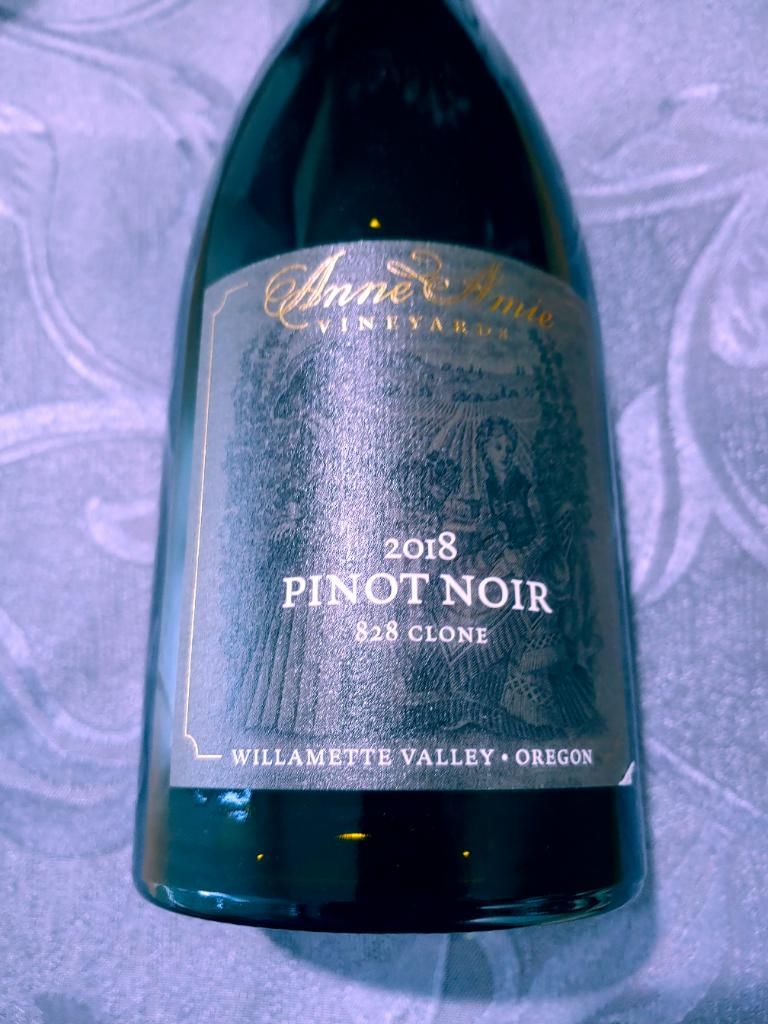 2018 Anne Amie Pinot Noir 828 clone, USA, Oregon, Willamette Valley ...