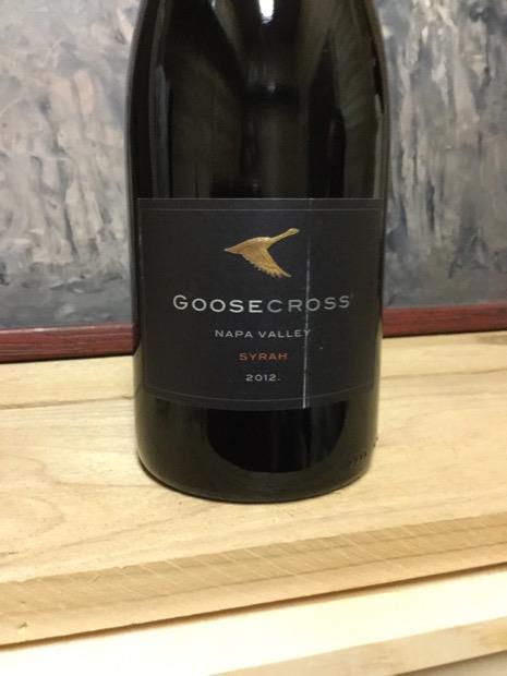 2012 Goosecross Cellars Syrah, USA, California, Napa Valley - CellarTracker