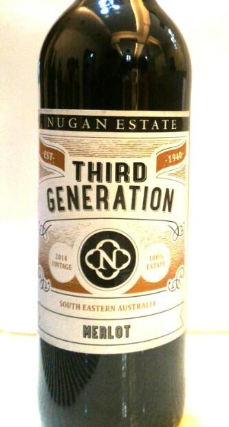 2014 Nugan Estate Merlot Third Generation, Australia, South Eastern ...