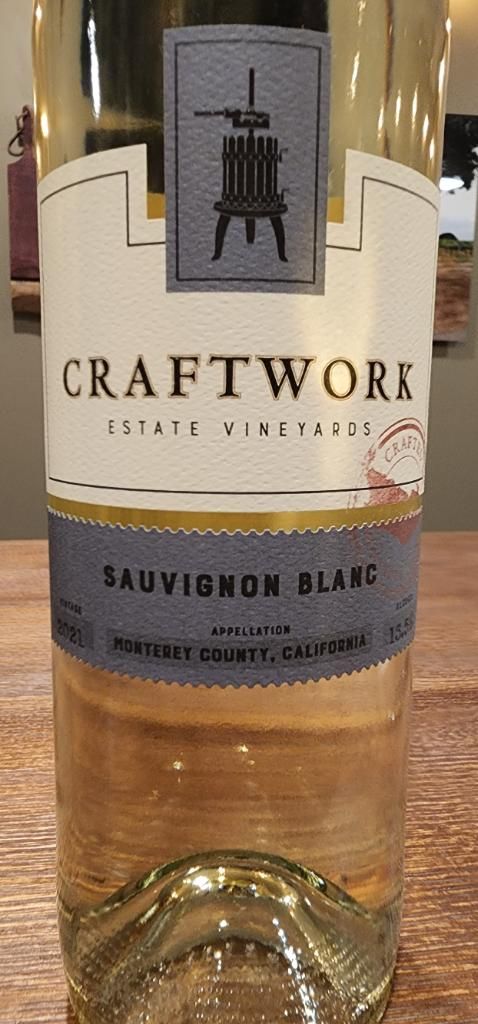2021 Craftwork Sauvignon Blanc, USA, California, Central Coast, Monterey County - CellarTracker