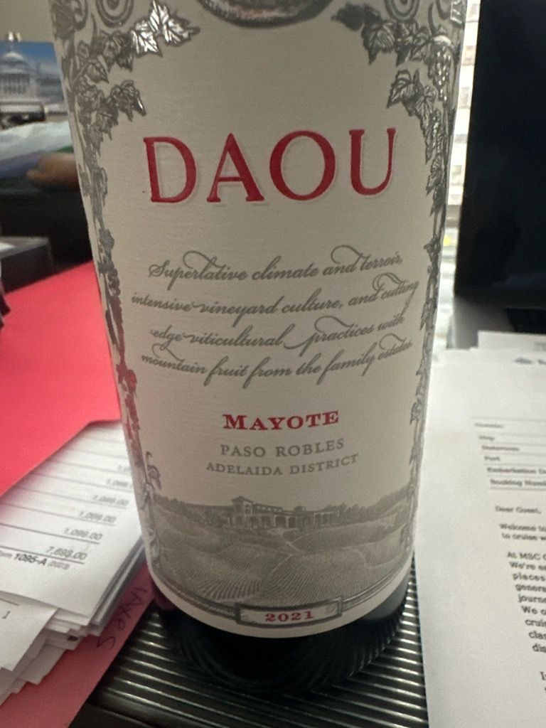 2021 Daou Vineyards Estate Mayote, USA, California, Central Coast, Paso ...
