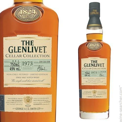 1969 The Glenlivet Single Malt Scotch Whisky Cellar Collection French ...