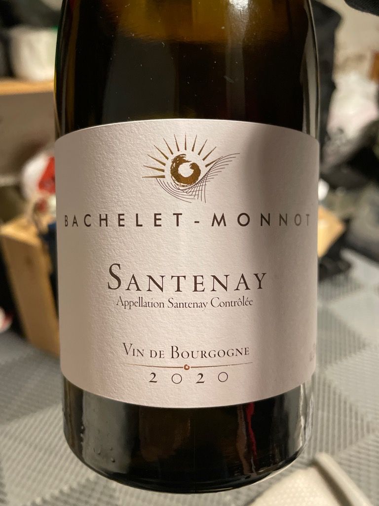 2020 Domaine Bachelet-Monnot Santenay Blanc, France, Burgundy, Côte de ...