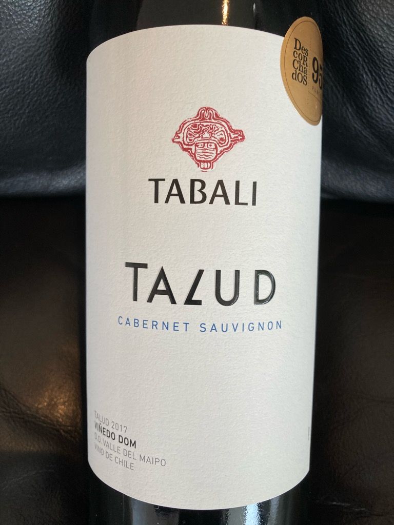2017 Tabalí Cabernet Sauvignon Talud, Chile, Maipo Valley - CellarTracker