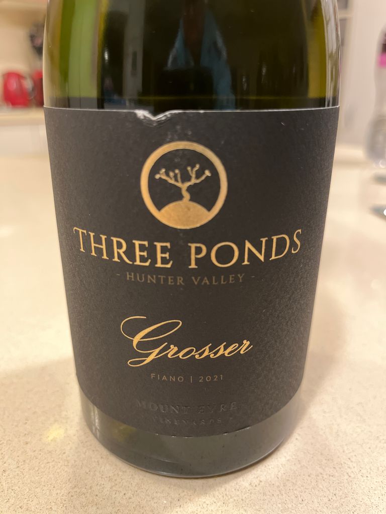 2021 Mount Eyre Fiano Three Ponds, Australia, New South Wales, Hunter ...