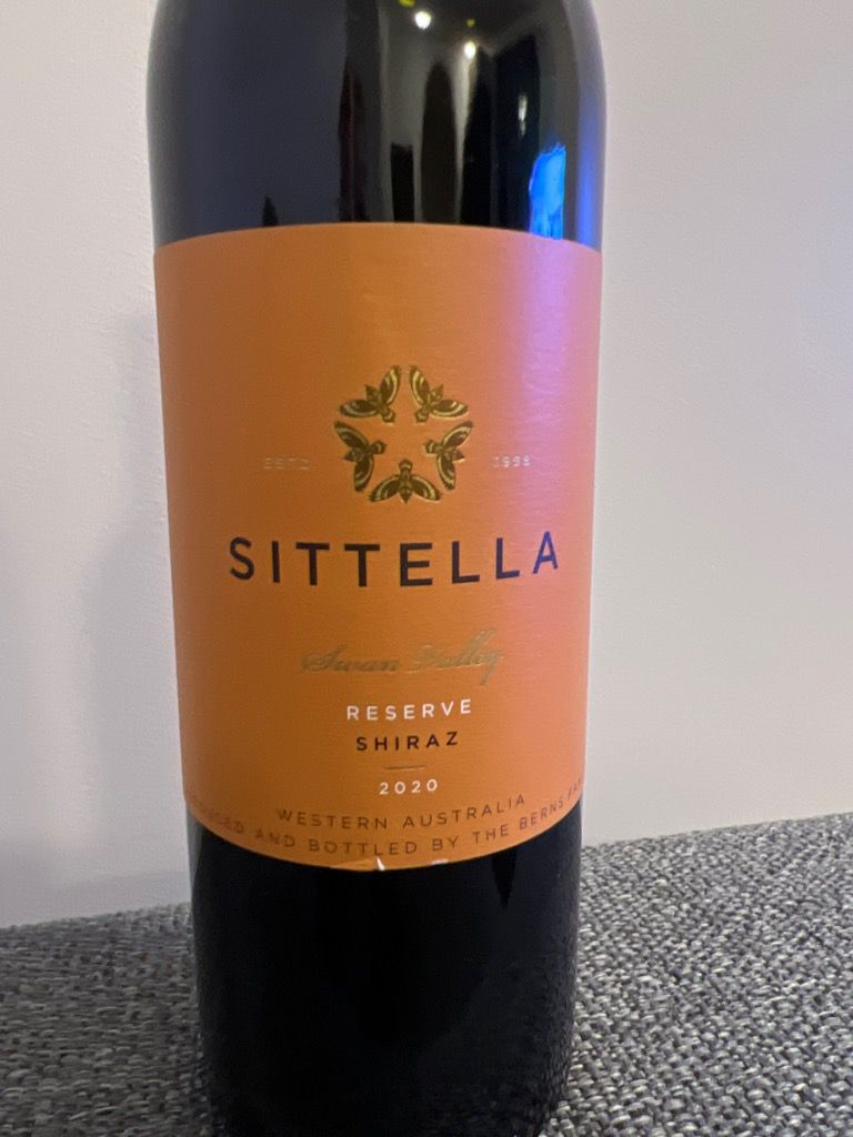 2022 Sittella Shiraz Reserve, Australia, Western Australia, Greater ...