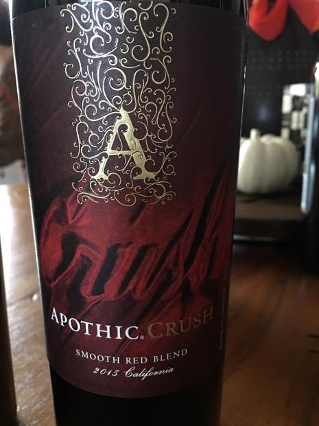 2015 Apothic Crush, USA, California - CellarTracker