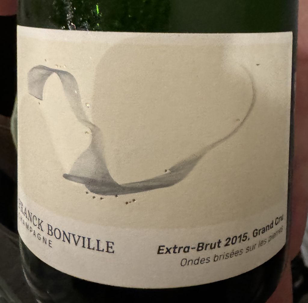 2015 Franck Bonville Champagne Grand Cru Ondes Brisées sur les Pierres ...