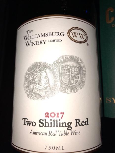 2011 Williamsburg Winery Two Shilling Red, USA, Virginia - CellarTracker