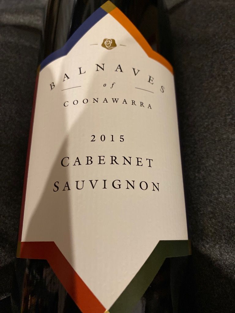 2015 Balnaves of Coonawarra Cabernet Sauvignon, Australia, South ...