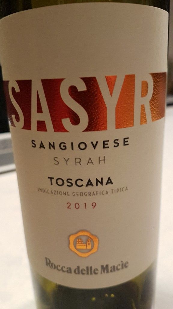 2019 Rocca delle Macìe Sasyr Toscana IGT, Italy, Tuscany, Toscana IGT ...