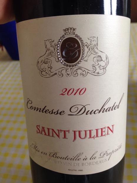 2005 Comtesse Duchatel, France, Bordeaux, Médoc, St. Julien - CellarTracker