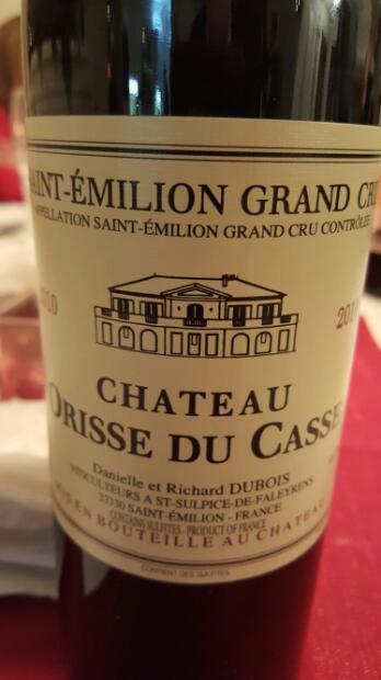 2010 Château Orisse du Casse, France, Bordeaux, Libournais, St. Émilion ...