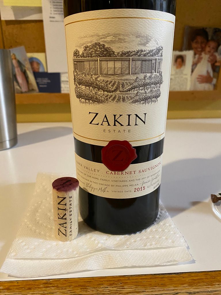 2015 Zakin Estates Cabernet Sauvignon, USA, California, Napa Valley ...