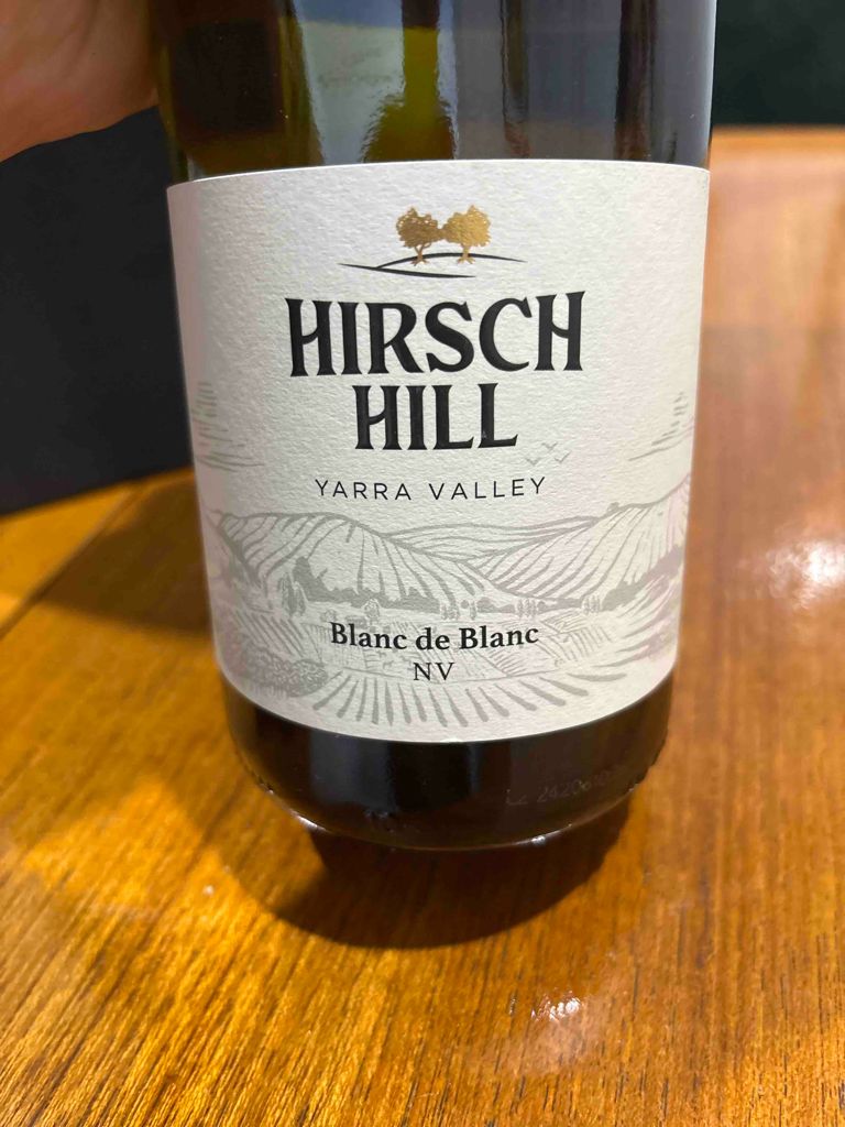 NV Hirsch Hill Estate Blanc de Blanc, Australia, Victoria, Port Phillip, Yarra Valley ...