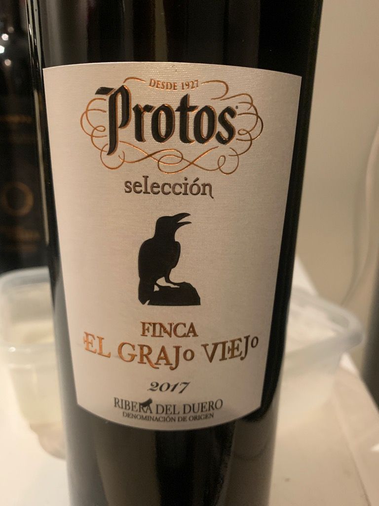 2017 Bodegas Protos Ribera del Duero Selección El Grajo Viejo, Spain ...