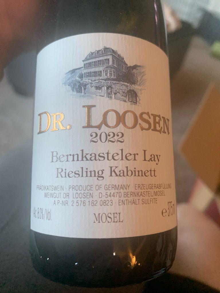 2022 Dr. Loosen Bernkasteler Lay Riesling Kabinett, Germany, Mosel Saar Ruwer - CellarTracker