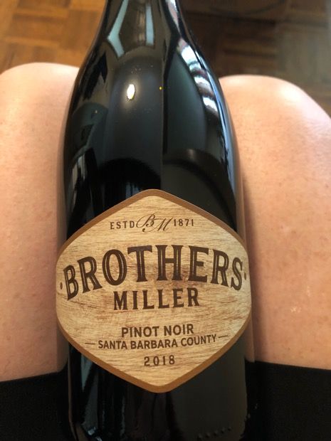 2018 Brothers Miller Pinot Noir, USA, California, Central Coast, Santa ...