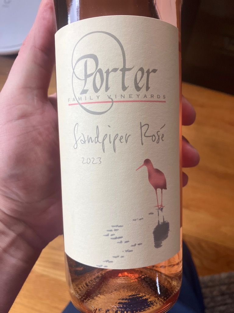 2023 Porter Family Vineyards Sandpiper Rosé, USA, California, Napa ...