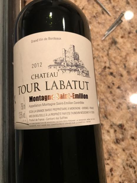 2012 Château Tour Labatut, France, Bordeaux, Libournais, Montagne-St ...