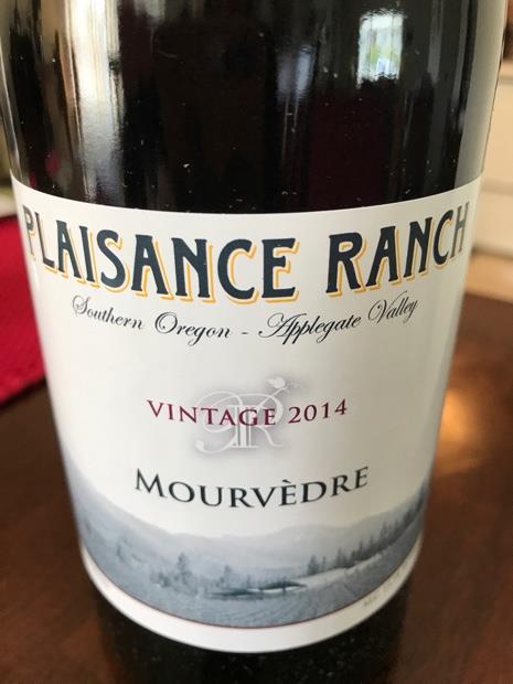 2012 Plaisance Ranch Mourvèdre, USA, Oregon, Southern Oregon, Applegate ...