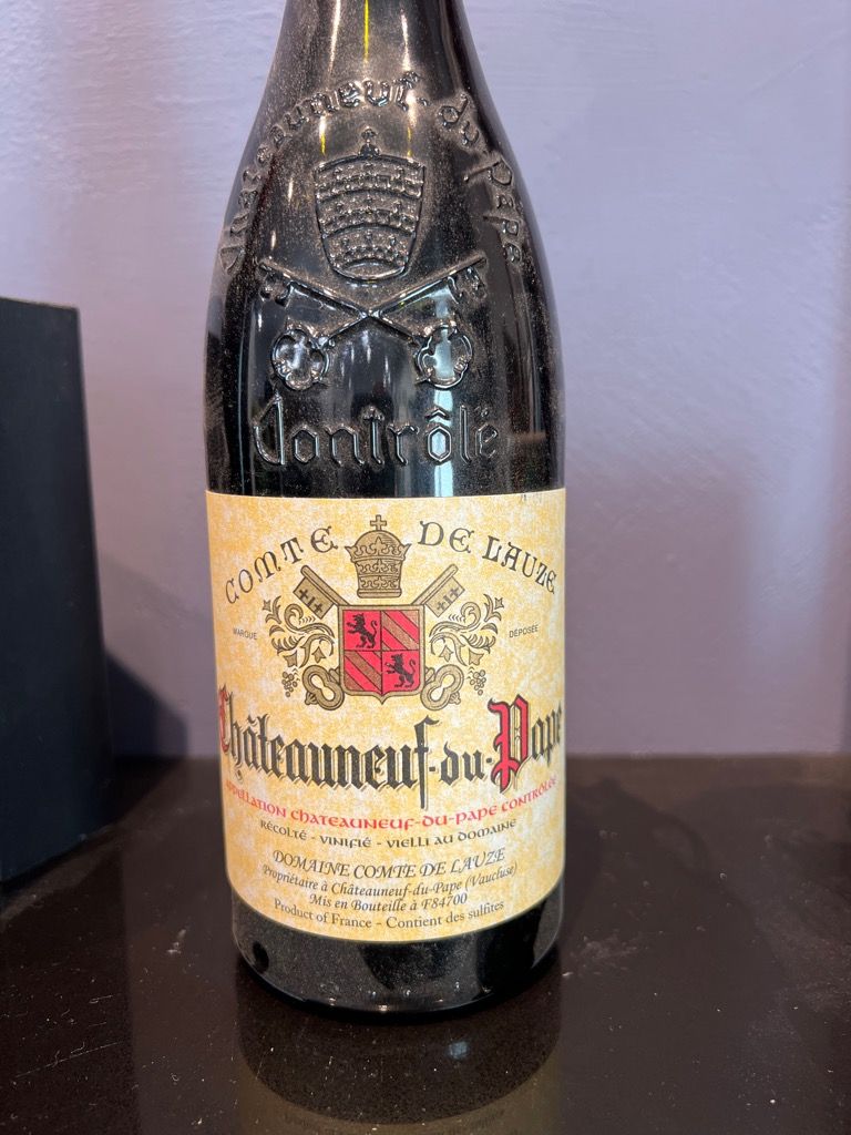 2015 Domaine Comte de Lauze Châteauneuf-du-Pape, France, Rhône ...