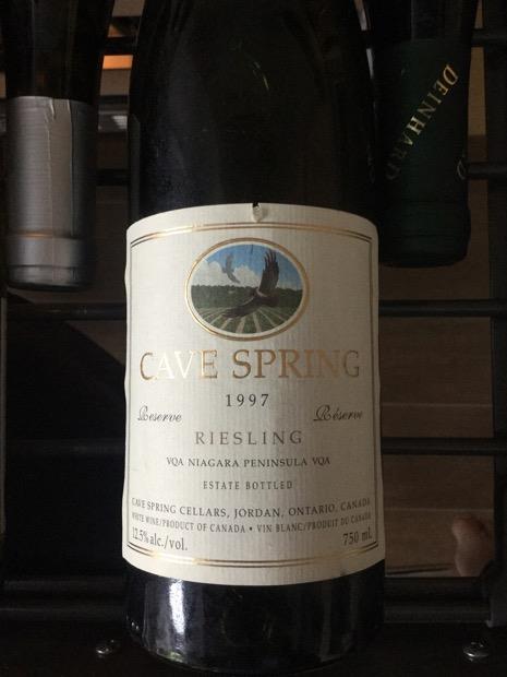 1998 Cave Spring Riesling Estate Bottled Reserve, Canada, Ontario ...