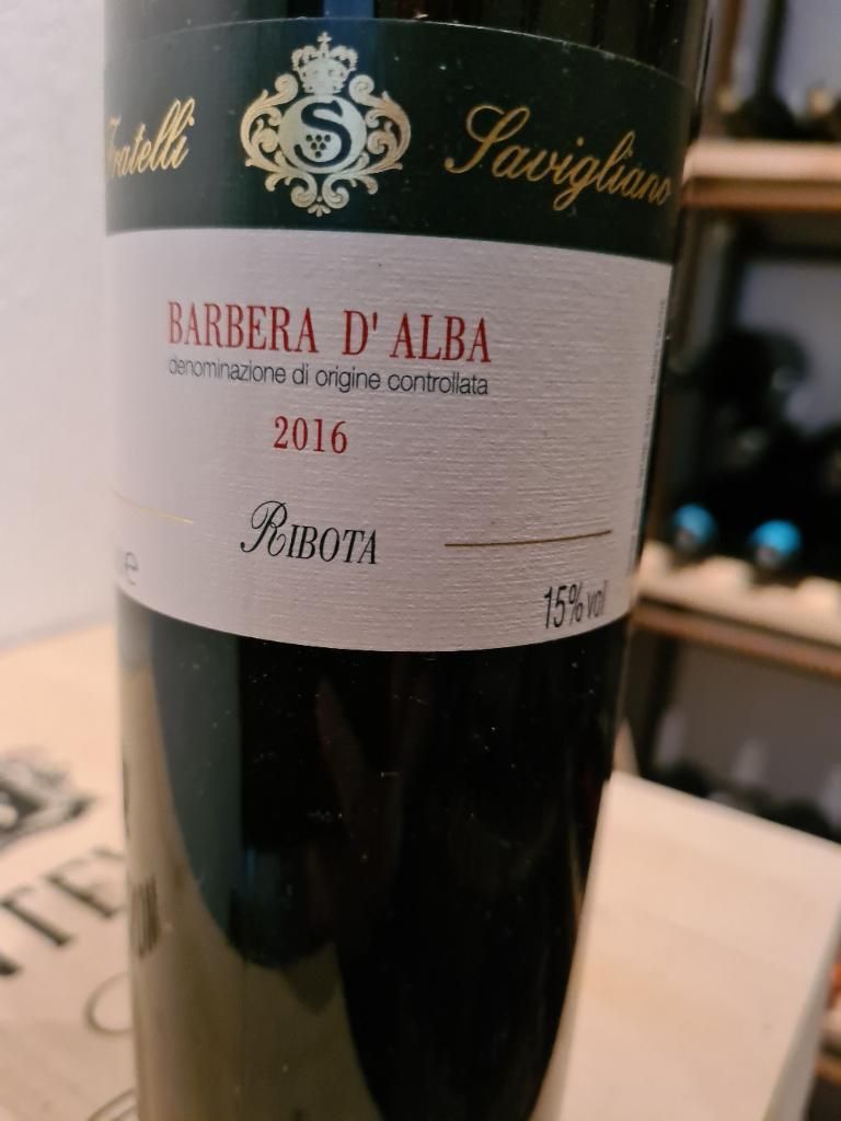 2019 Fratelli Savigliano Barbera d'Alba Ribota, Italy, Piedmont, Alba ...