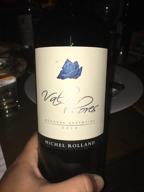 2010 Michel Rolland Malbec Val de Flores, Argentina, Mendoza, Valle de ...