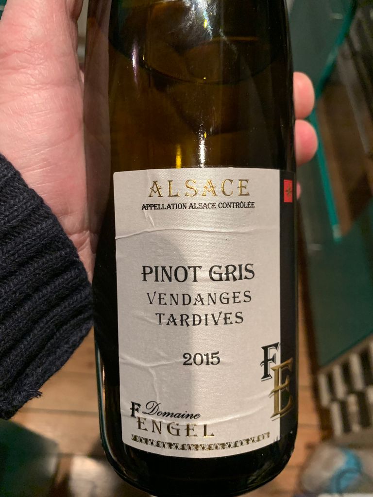 2015 Domaine Fernand Engel Pinot Gris Vendanges Tardives, France ...