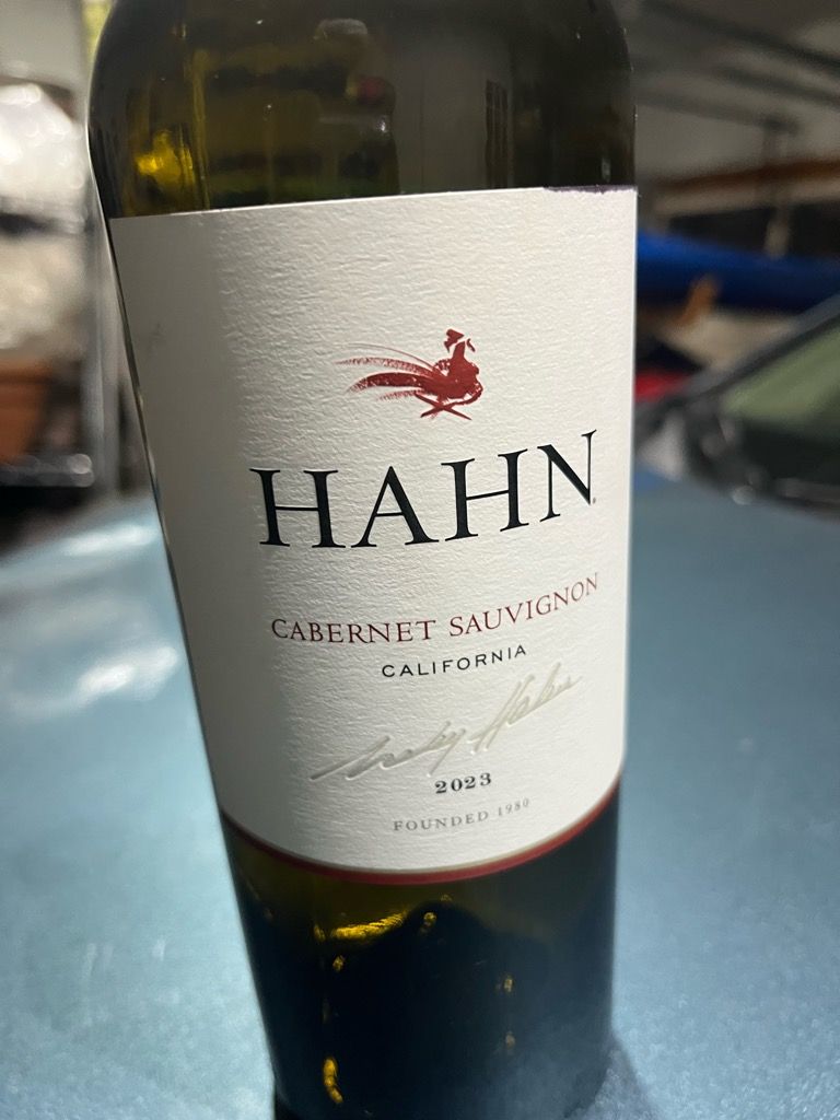 2023 Hahn Cabernet Sauvignon, USA, California - CellarTracker