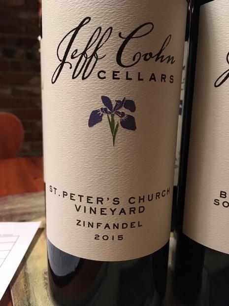 2015 Jeff Cohn Cellars Zinfandel St. Peter's Church Vineyard, USA ...