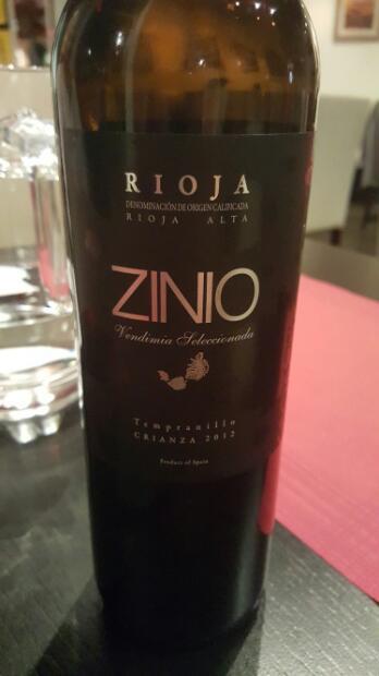 2011 Bodegas Patrocinio Rioja Zinio Vendimia Seleccionada Crianza ...