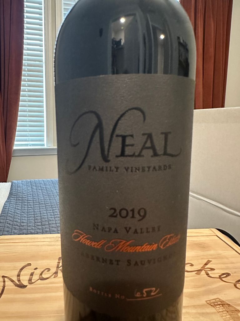 2019 Neal Family Vineyards Cabernet Sauvignon Legend Label, USA ...