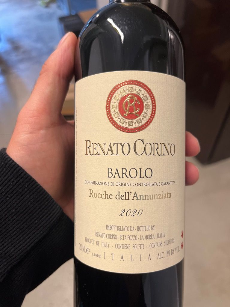 2018 Renato Corino Barolo Riserva Rocche dell'Annunziata, Italy, Piedmont, Langhe, Barolo ...