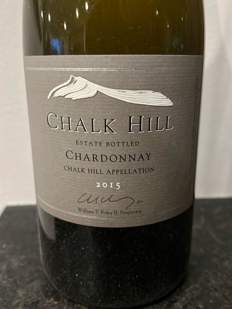 2015 Chalk Hill Chardonnay Estate Bottled Chalk Hill, USA, California ...