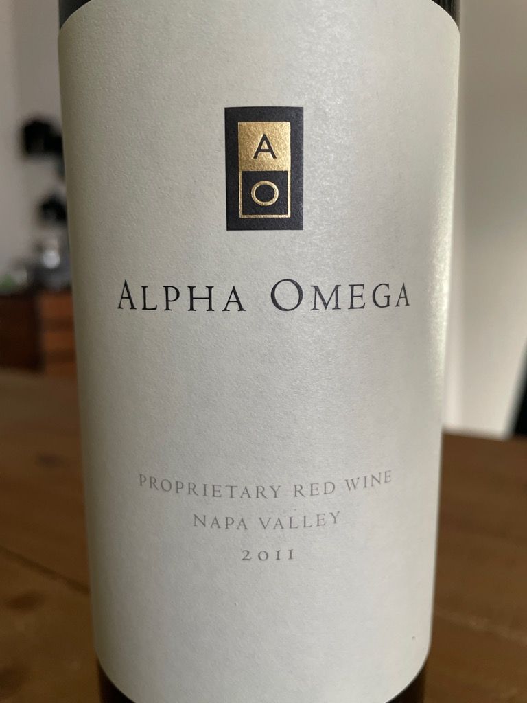 2011 Alpha Omega Proprietary Red Wine Napa Valley, USA, California ...