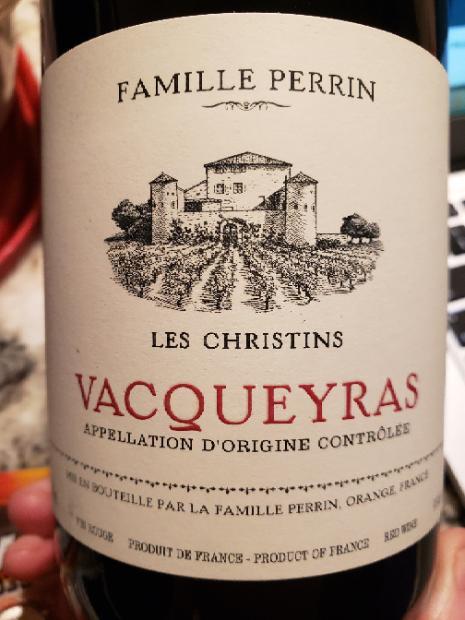 2015 Famille Perrin / Perrin & Fils Vacqueyras Blanc Les Christins ...