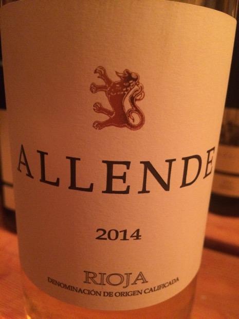 2014 Finca Allende Rioja Blanco, Spain, La Rioja, Rioja - CellarTracker