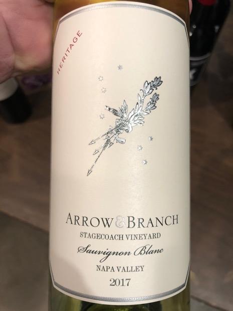 2017 Arrow & Branch Sauvignon Blanc, USA, California, Napa Valley ...