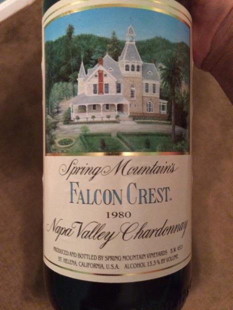 1982 Spring Mountain Vineyard Cabernet Sauvignon Falcon Crest, USA ...